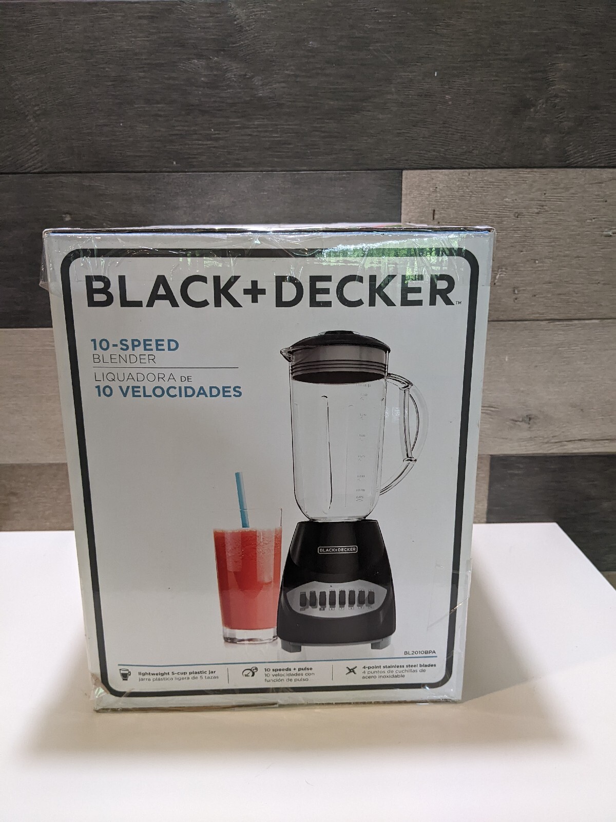 NEW MFG. SEALED BLACK+DECKER Countertop Blender with 5-Cup Glass Jar ...