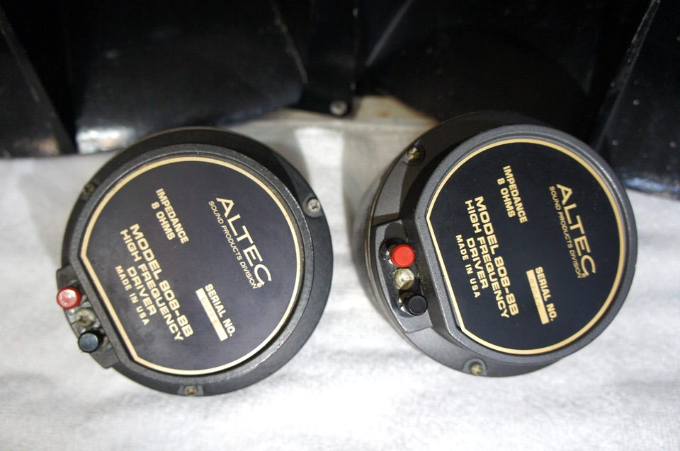 Pair Altec 808-8B Drivers With 511B Horns | eBay