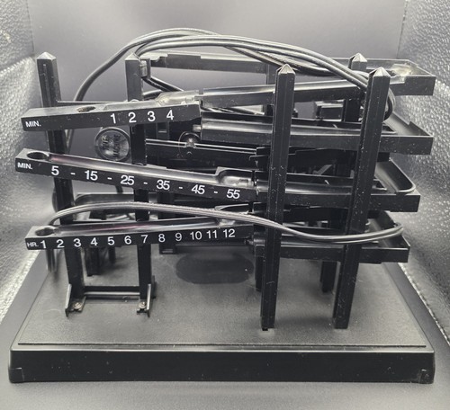 Vintage TIME MACHINE Clock Kinetic Rolling Ball All Balls | eBay