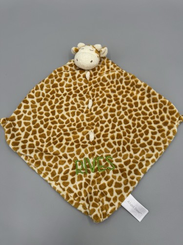 Angel Dear Sleeping Giraffe Lovey Security Blanket Personalized RIVES ...