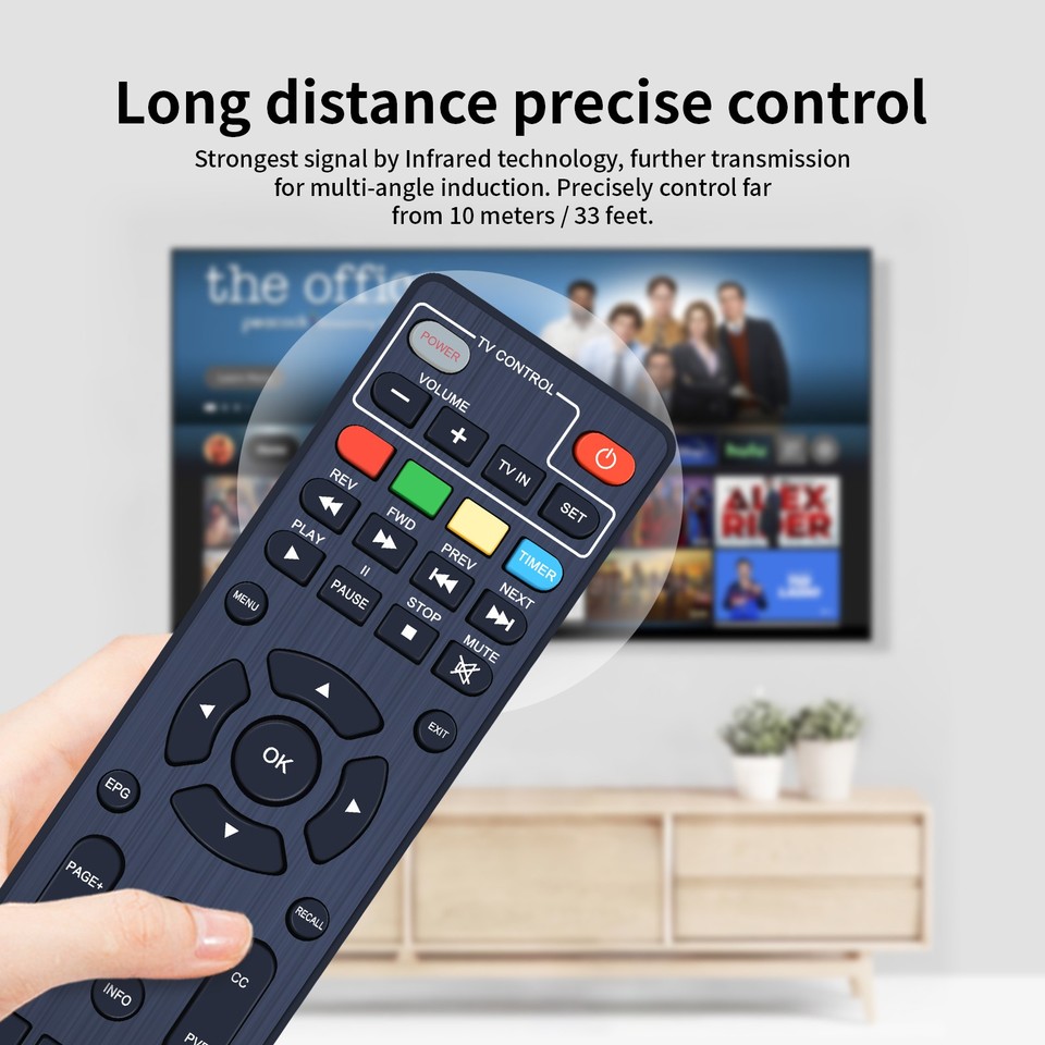 For KOQIT ATSC TV Tuner Digital Converter Box USB DVR Recorders Remote ...