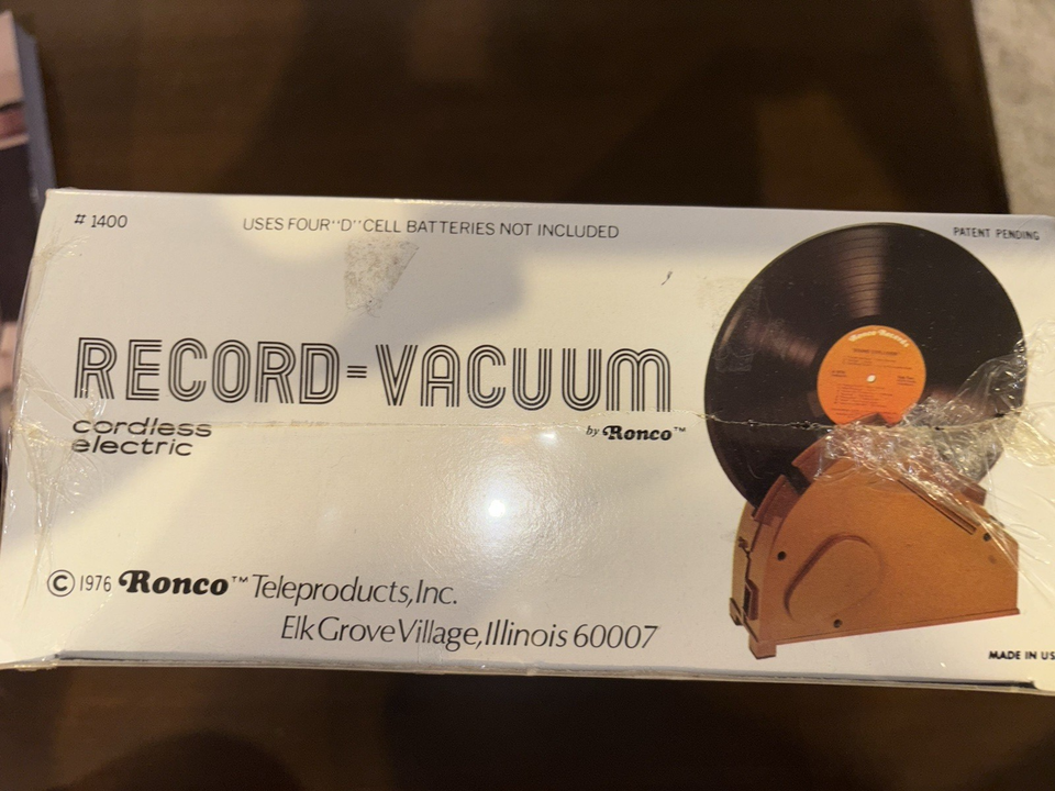 Vintage RONCO Record Vacuum Factory Sealed | eBay