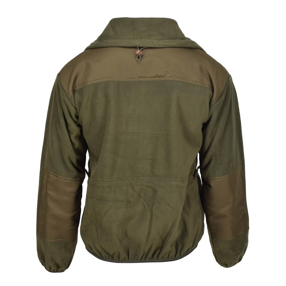 Blochl Brand Austrian Military style fleece jacket high neck full zip ...