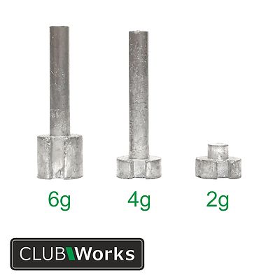 Lead shaft tip swing weights - For graphite shafts - 2, 4, & 6g | eBay