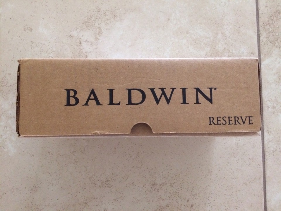 Baldwin Reserve Privacy Decorative Curve, Satin Brass & Black Finish | eBay