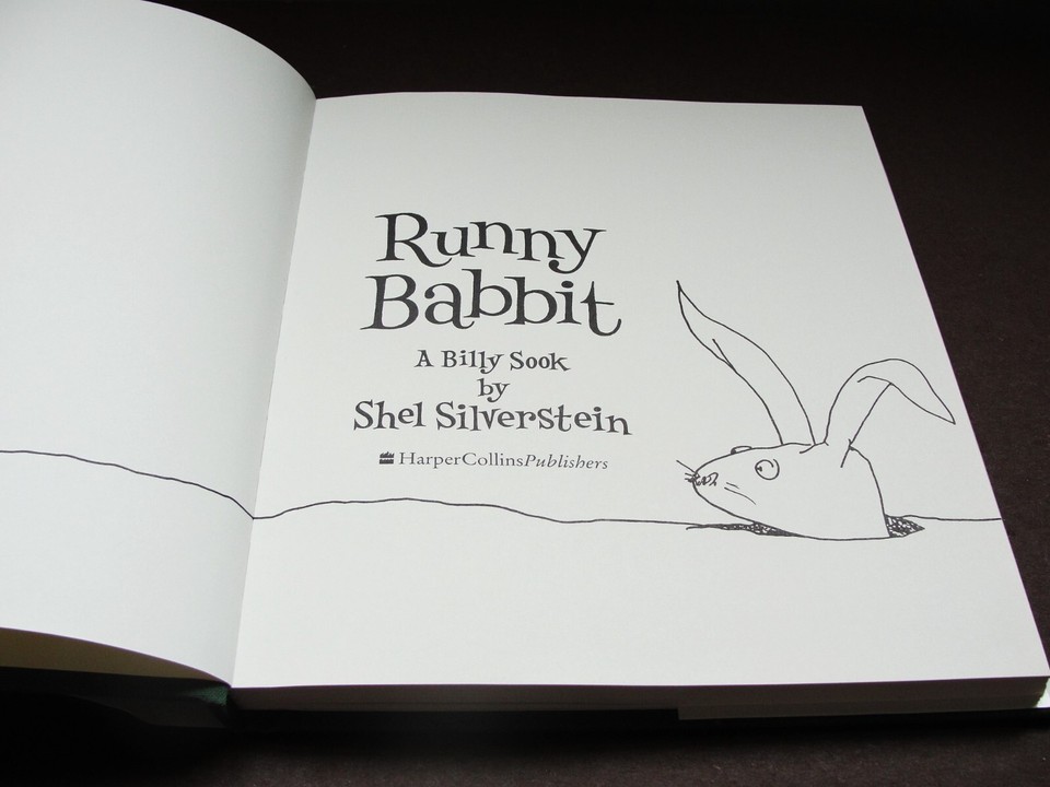 Runny Babbit: A Billy Sook-Shel Silverstein, Harper Collins, 2005 1st ...