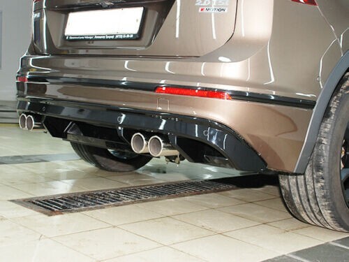 Diffuser For Rear Bumper for Volkswagen Tiguan MK2 2017 - 2020 Parsan ...