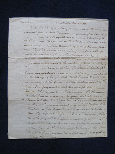 ORIGINAL AUTOGRAPH LETTER SIGNED - THOMAS JEFFERSON to WILSON CARY ...