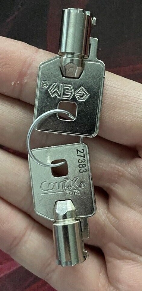 27379 - 27383 2-NEW KEYS FOR Fort Gem switch locks Replacement tubular ...