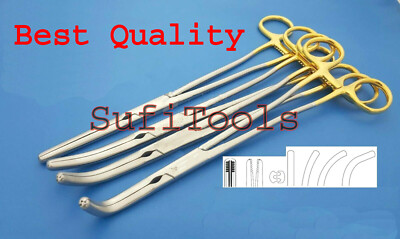 Hysterectomy Zeppelin Z Clamps Surgical Gynecology Ob/Gyn Set of 4 Pcs ...