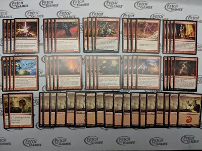 60 Card Deck - MONO RED BURN - Modern - Ready to Play - Magic MTG FTG ...
