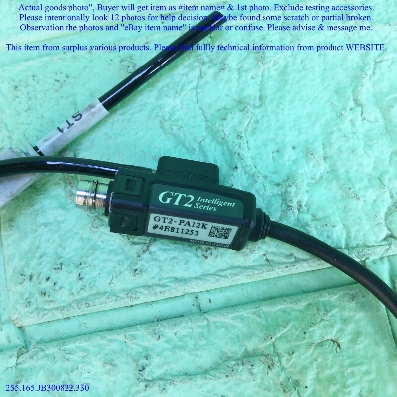 KEYENCE GT2-PA12K, GT2 Intelligent Sensor as photo, sn:1253, DHLtoUS ...