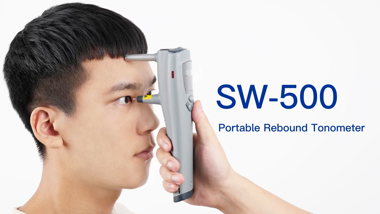 Portable intraocular pressure rebound tonometer Non-contact tonometer ...