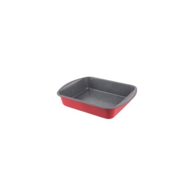 Baking Form 35 x 27 x 6.8 cm Red Cake Tin Tray Non-Stick Coated ...