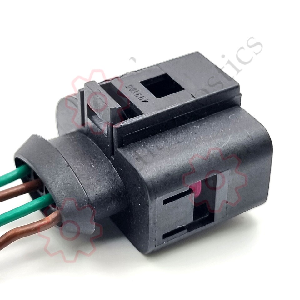 Map Sensor Connector 4 Pin Prewired Plug 1J0973704 Fits VW, Audi, Seat ...