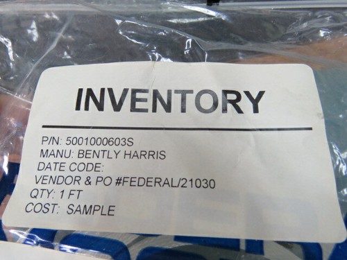 Bentley Harris 5001000603S Qty of 1 per Lot Expando PT Polyester ...