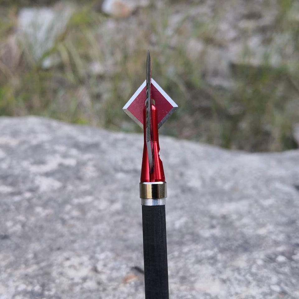 12Pcs Fixed Serrated Blade Broadheads 125 Gr 1.18" Cutting Hunting ...