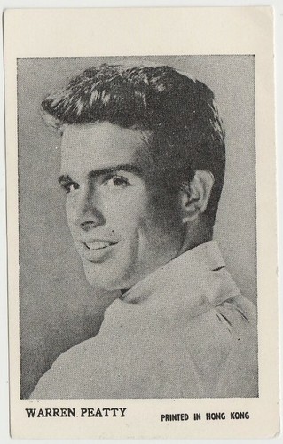 Brigitte Bardot + Warren Beatty 1960s Printed in Hong Kong Trading Card ...