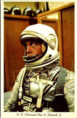 Postcard Astronaut Alan Shepard East Derry NH D208 | eBay