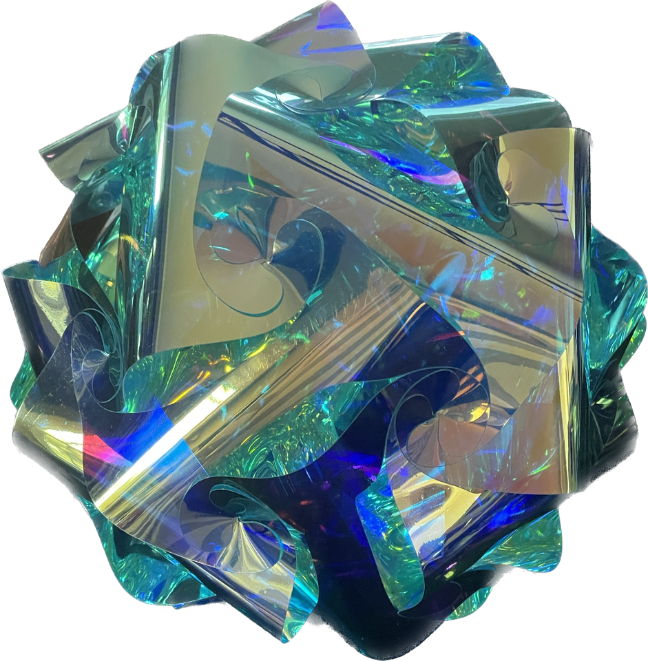 Iridescent Puzzle Light *Includes Cord* 30pc kit. Infinity IQ Lamp 3D ...