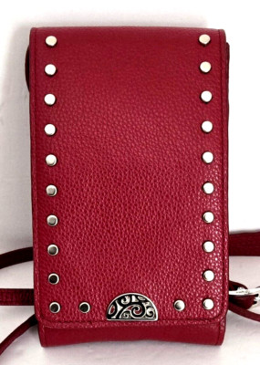 Brighton Pretty Tough ROX Phone Organizer Crossbody Lipstick Red | eBay