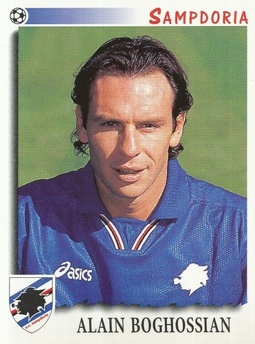 326 ALAIN BOGHOSSIAN # FRANCE SAMPDORIA STICKER CALCIATORI 1998 PANINI ...