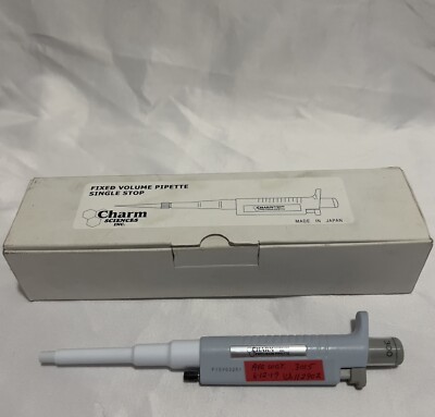 Charm Sciences F-100 Fixed Volume Pipette Single Stop - PIP-100UL-1STOP ...