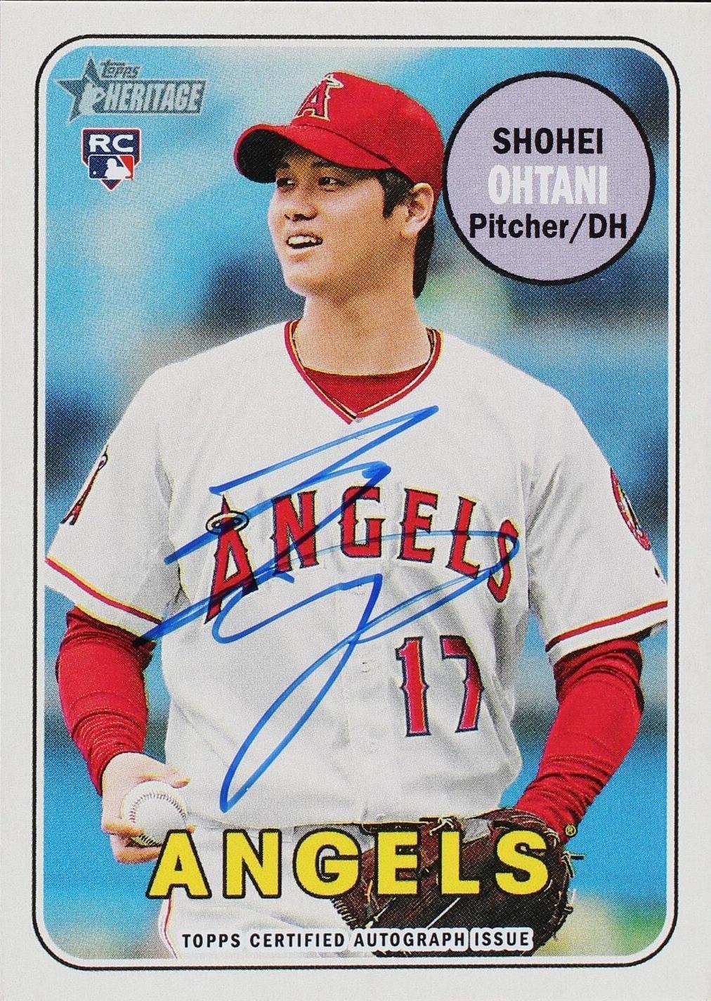 2018 Topps Heritage High Number - Real One Autographs Shohei Ohtani # ...