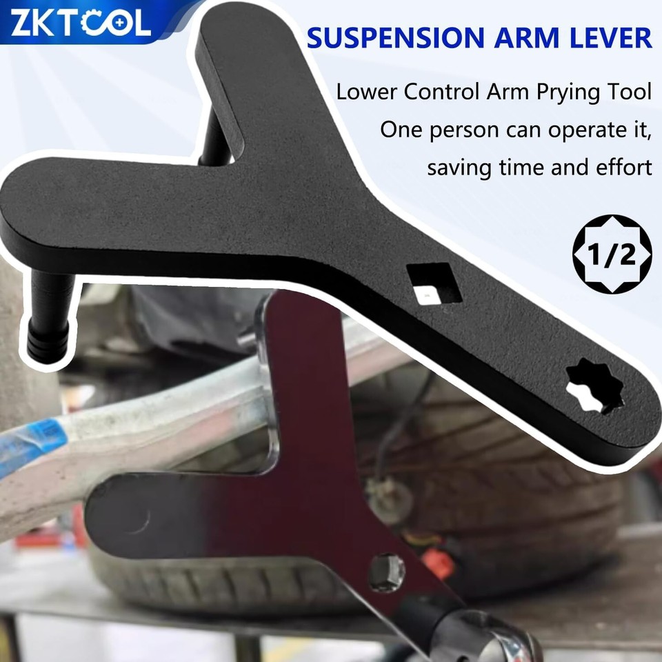ZKTOOL Lower Control Arm Prying Tool Work With 1/2" Drive Extension ...