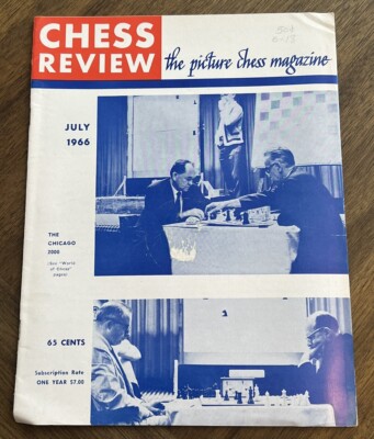 Vintage Chess Review The Picture Chess Magazine July 1966 | eBay