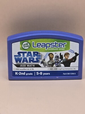 LEAPFROG LEAPSTER STAR WARS JEDI MATH Learning Game Cartridge ONLY | eBay