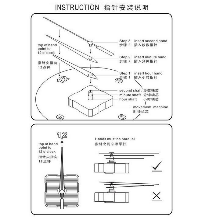 Quartz Clock Pendulum Swing Movement Mechanism Motor Hanger DIY Repair ...