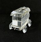 Swarovski Crystal Large Train set 4 Cars w Mirror Painted Tracks 1988 ...