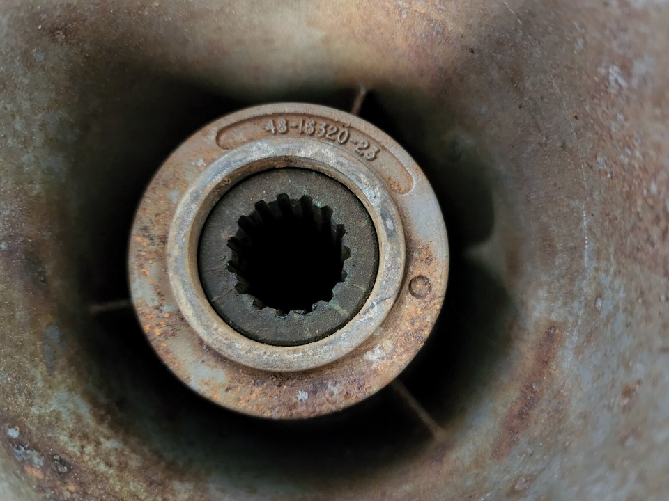 13 1/2" X 23P MERCURY VENGEANCE STAINLESS PROPELLER, 48-16320-23, 4.75 ...