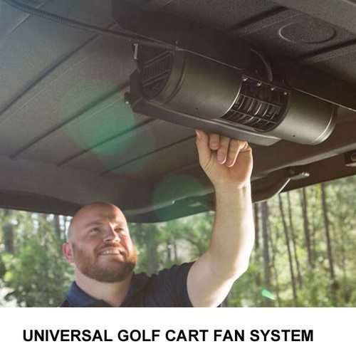 EZGO,CLUB CAR,YAMAHA Golf Cart Cooling Fan Breezeasy 3 Gas/Electric Fan ...