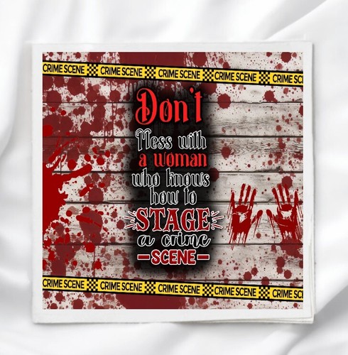 True Crime Scene Fabric Panel for Quilting Crafting Sewing Quilt Block ...