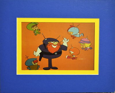 SPACE KIDETTES vs CAPTAIN SKYHOOK Print Professionally Matted HB | eBay
