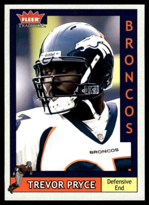 2003 Fleer Tradition Trevor Pryce Denver Broncos #198 | eBay