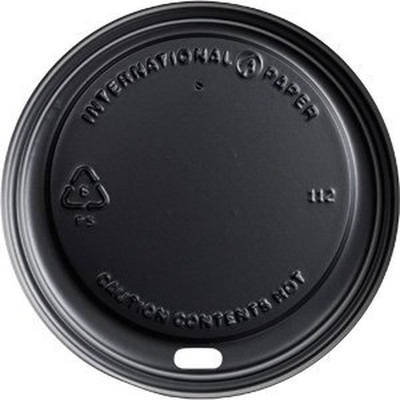 LHRDSB16 Polystrene Dome Sipper Hot Cup Lid, 10-Ounce to 24-Ounce ...