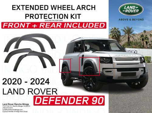 2020-2024 Land Rover Defender 90 Extended Wheel Arch Protection Kit ...