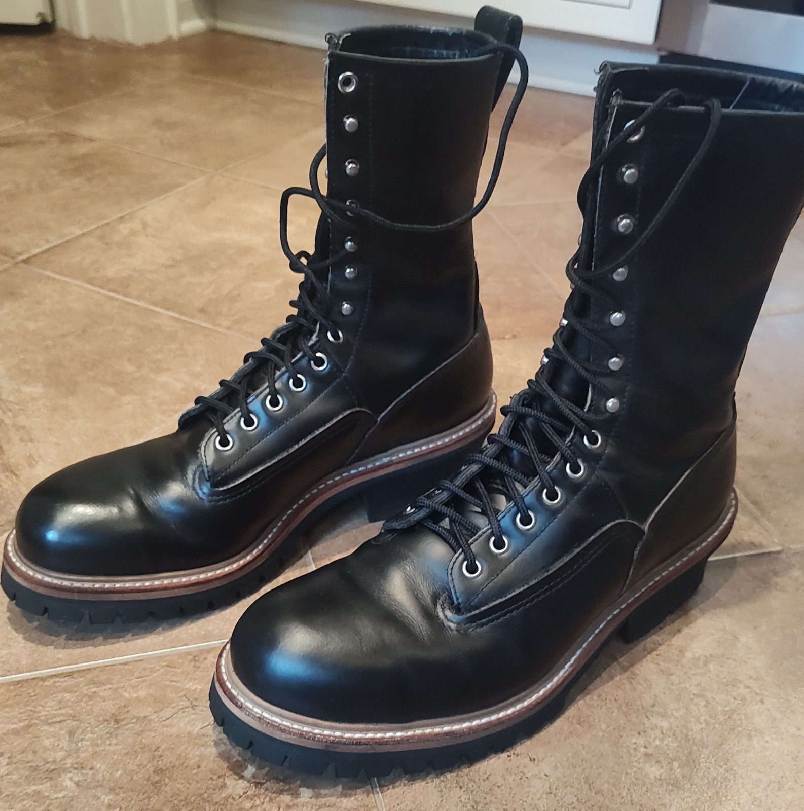 Red Wing 2210 Steel Toe Lineman Logger Boot EUC Size 11.5 | eBay