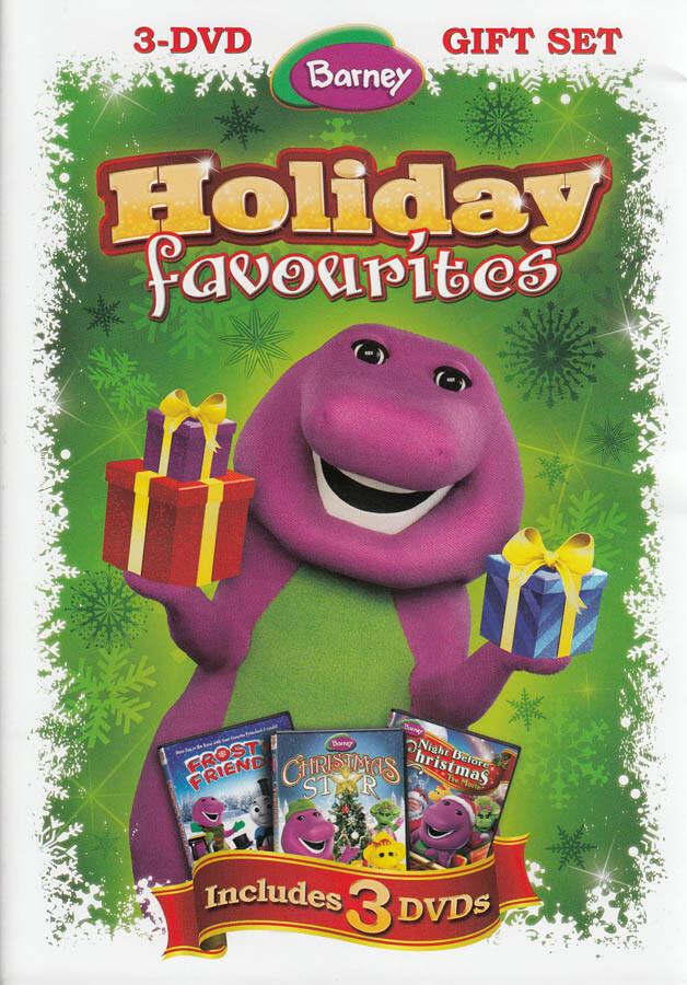 Barney Holiday Favorites (3-DVD Gift Sets) | Grelly USA