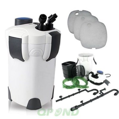 4-STAGE 9W UV AQUARIUM CANISTER FILTER 370 GPH FOR FRESH/SALT WATER UP ...