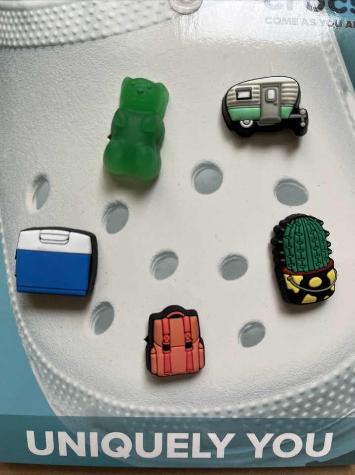 NWT Crocs Jibbitz Charms 5-Pack Trailer Gummy Bear Camper | eBay