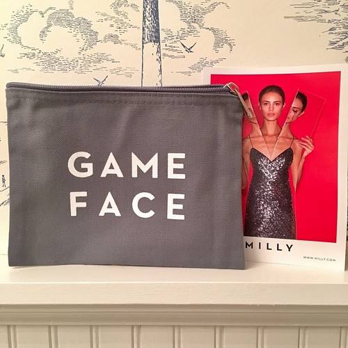 MILLY "GAME FACE" TOILETRY/PAPERS/MAKE-UP/TRAVEL BAG BRAND NEW with ...