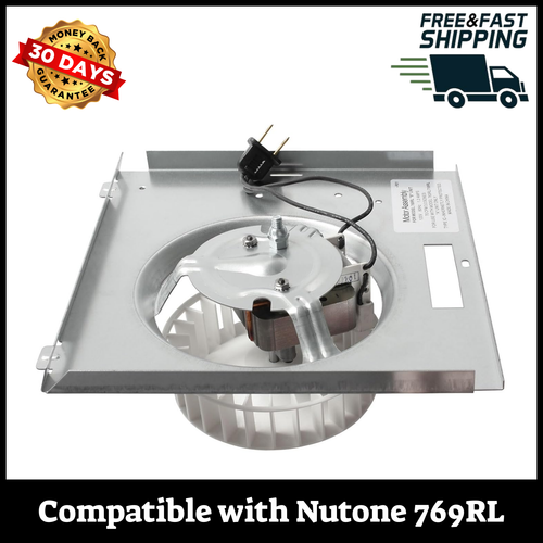 Bathroom Exhaust Fan Motor Assembly Replacement NuTone 757 769RFT-R01 ...