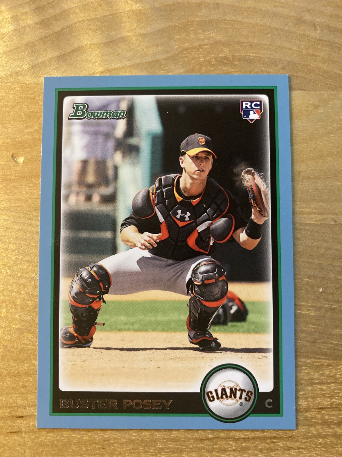 2010 Bowman Buster Posey RC Rookie Blue Parallel #ed /520 SF Giants | eBay