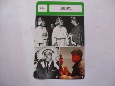 CARTE FICHE CINEMA BOB HOPE PERIODE 1954-1985 | eBay