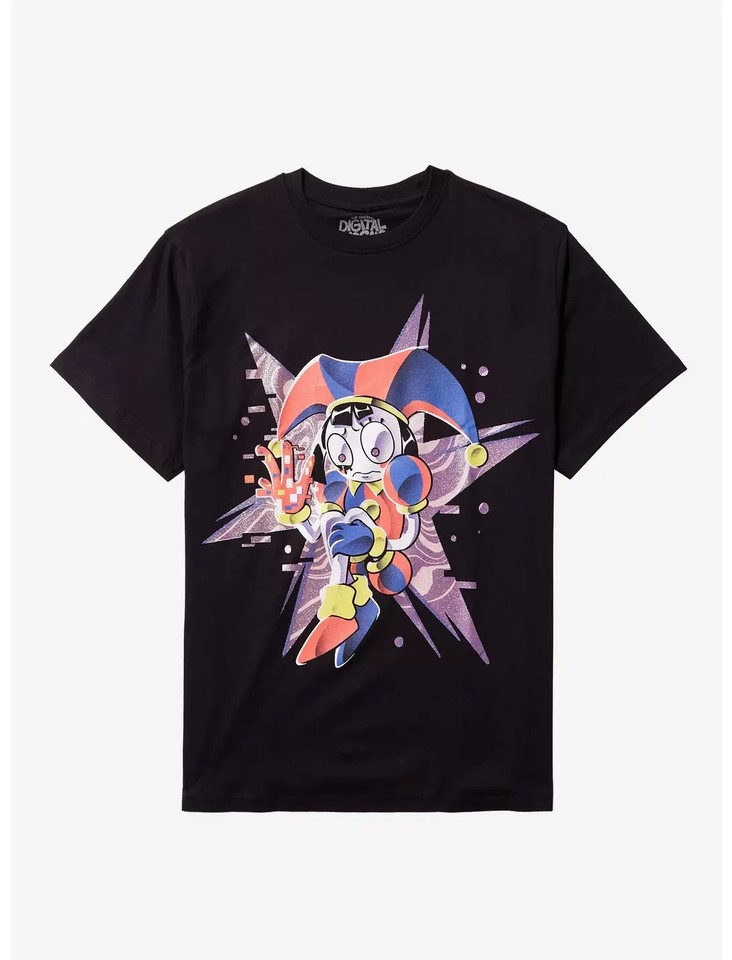 The Amazing Digital Circus Pomni Glitter T-Shirt | eBay