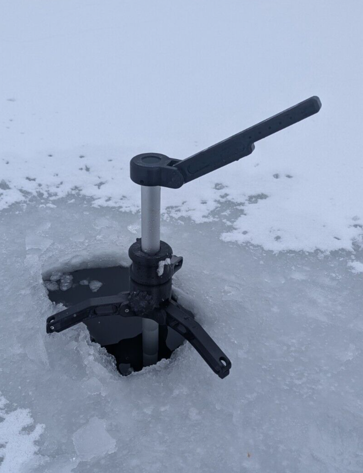Pole Included!!! Ice Fishing Transducer pole Garmin Livescope, Megalive ...
